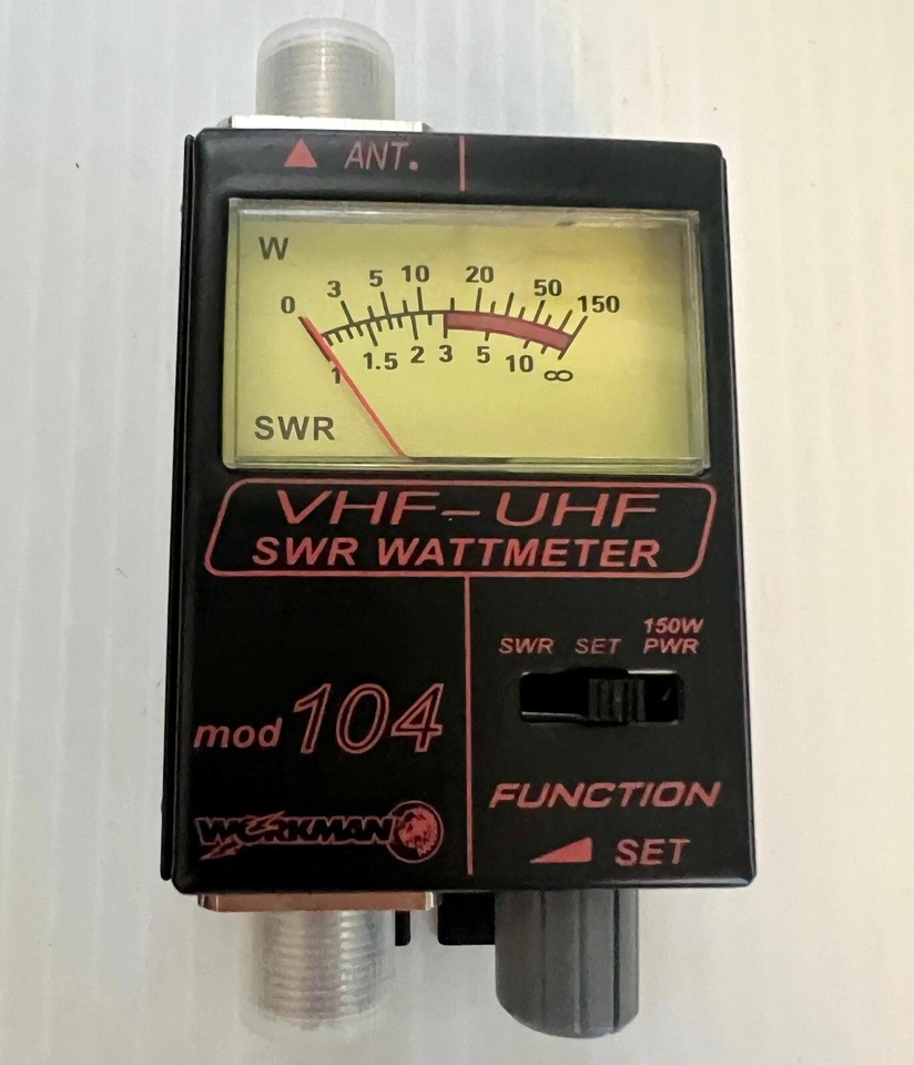 Workman 104 SWR Power Meter for VHF / UHF Ham / CB Radio New | eBay