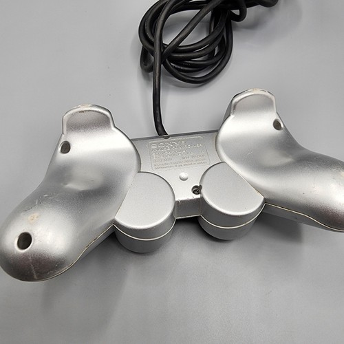 PlayStation PS2 Controller DualShock 2 Silver SCPH-10010 / Authentic ...