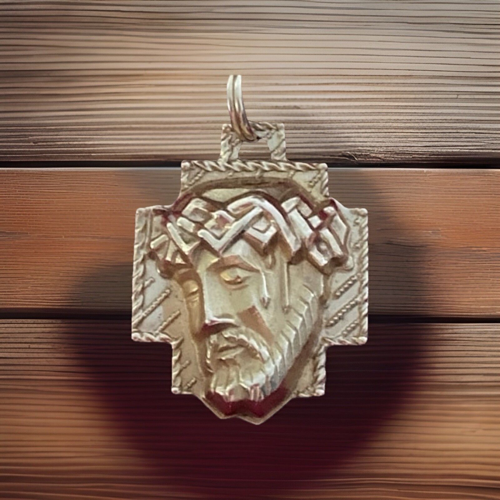 14K Gold Jesus Christ Head - Gem