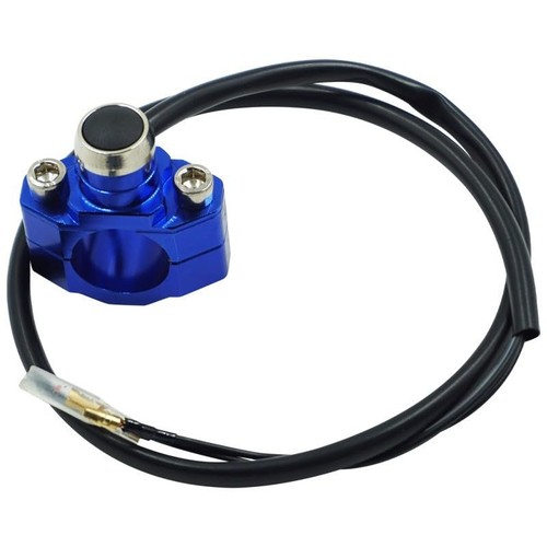 Motorcycle Engine Stop Start Kill Switch On Off Button CNC Blue | eBay