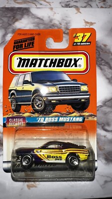 Matchbox '70 Boss Mustang Classic Decades 37/75 | eBay