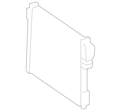 Mercedes Benz Genuine CL63 AMG CL600 CL550 2011-2014 Front Radiator ...
