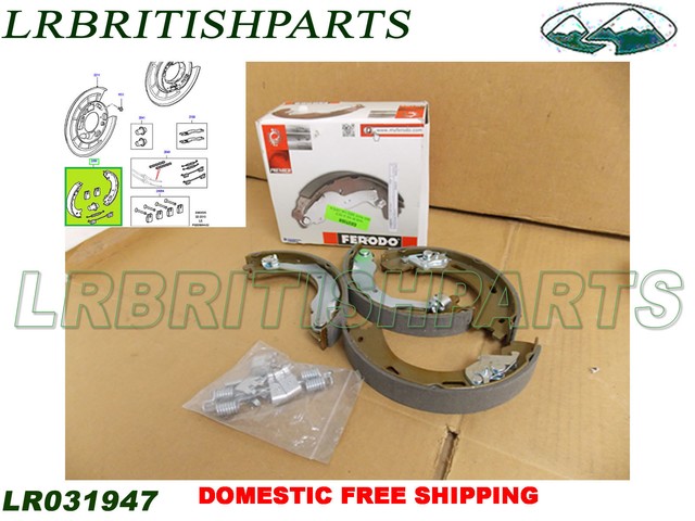 LAND ROVER BRAKE PARKING SHOES SET RANGE ROVER SPORT 05-13 LR4 LR3 NEW ...