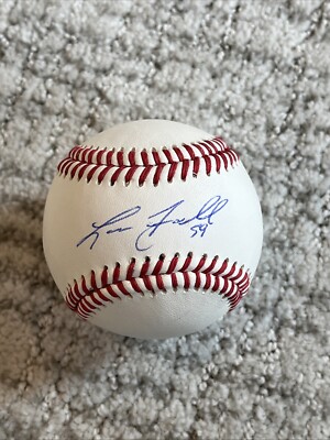 Luke Farrell Autograph Baseball Chicago Cubs Auto Ball | eBay