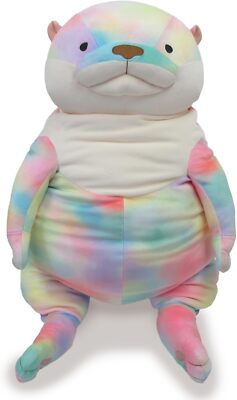 Shinada Global Mochi-Kawauso Otter Rainbow XL size Otter Plush Doll 35× ...