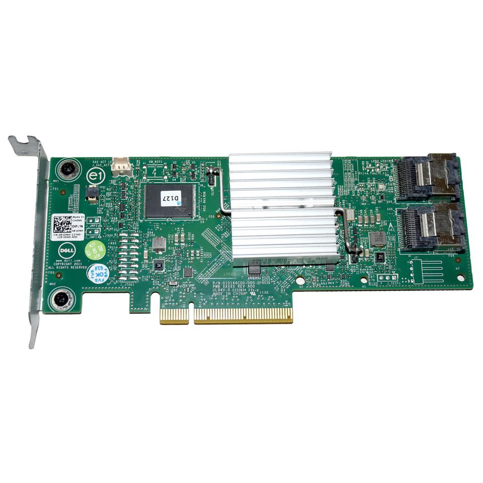 Dell PERC H310 2-Ports SAS 6Gbps PCIe RAID Controller for PowerEdge ...
