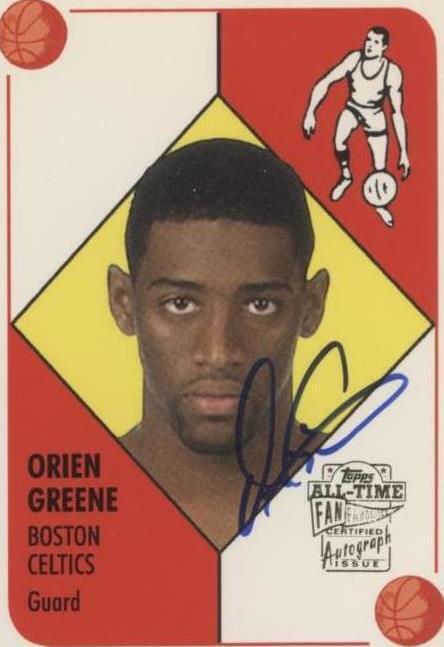 2005-06 Topps 1952 Style - Fan Favorites Autographs Orien Greene #FFA ...