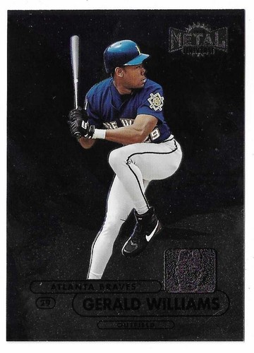 1998 Skybox Metal Universe Baseball Gerald Williams Card #136 Atlanta ...