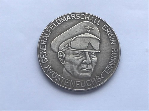 GERMAN GENERAL FIELD MARSHALL ERWIN ROMMEL REPRODUCTION COIN | eBay