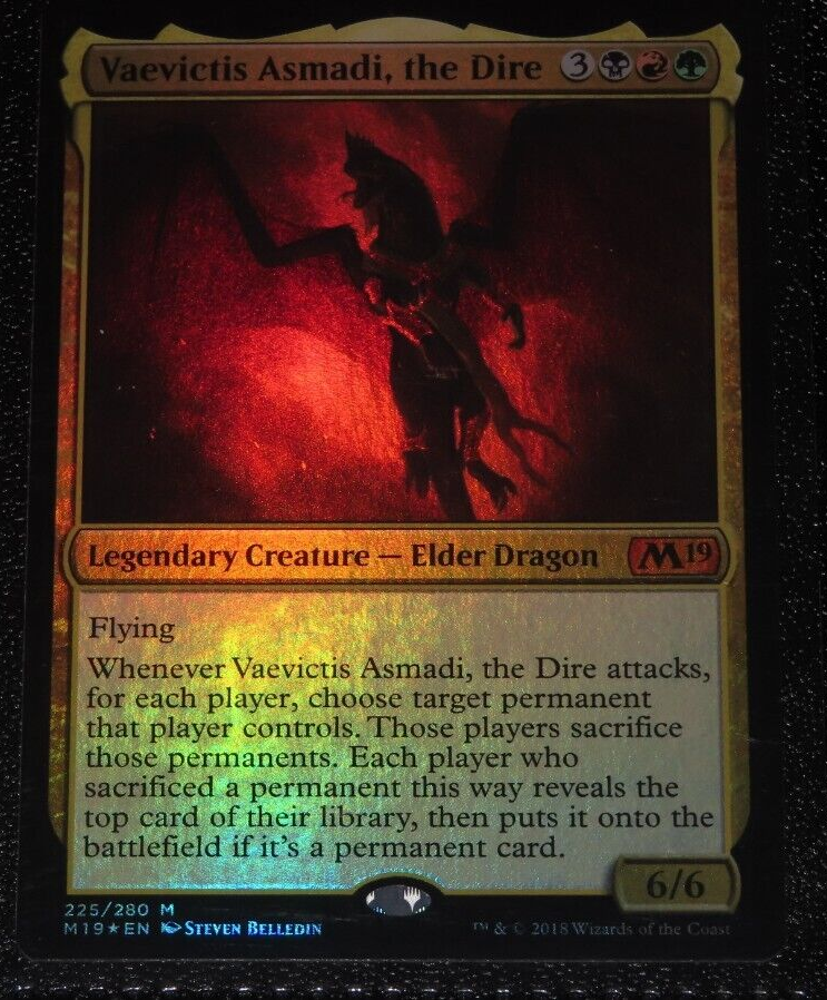 Vaevictus Asmadi, The Dire FOIL + 10 Random Rares Gift Set Lot MTG ...