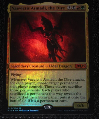 Vaevictus Asmadi, The Dire FOIL + 10 Random Rares Gift Set Lot MTG ...