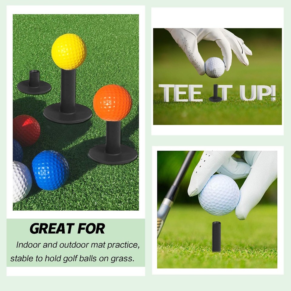 Rubber Golf Tees Driving Range Tees Training Practice Tool Durable 3/5 ...