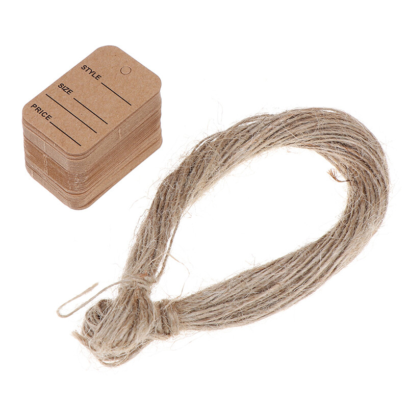 100Pcs Merchandise Display Price Tags Wedding Label Price Tags With ...