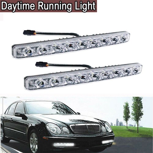 2pc 9LED Daytime Running Lights Car Driving DRL Fog Lamp Light Bright ...