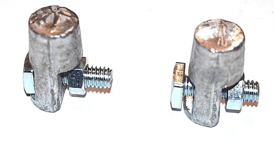 U1 Battery Flag Terminal To Top Post Adapter Deka Qty 2 | eBay