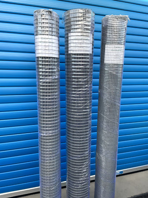 Welded Chicken Wire Mesh, 2m Tall (6ft 6in) 19g | 16g Galvanised Aviary ...