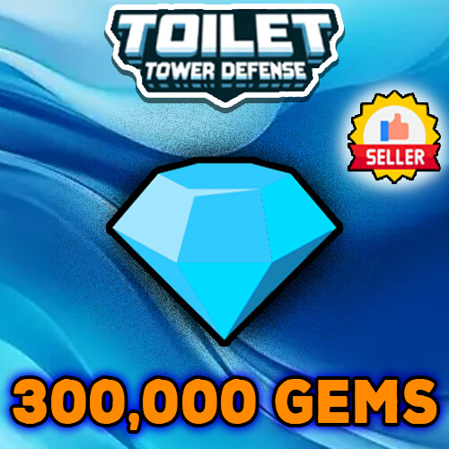 Toilet Tower Defense Roblox | TTD | 💎 5K 50K 100K 300K Gems | SAME DAY DELIVERY | eBay