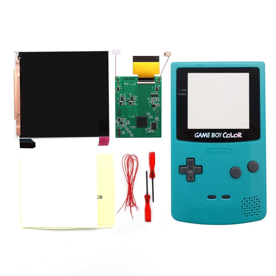 GBC Q5 IPS OSD Backlight Screen Retro Pixel LCD Mod For Game Boy Color ...