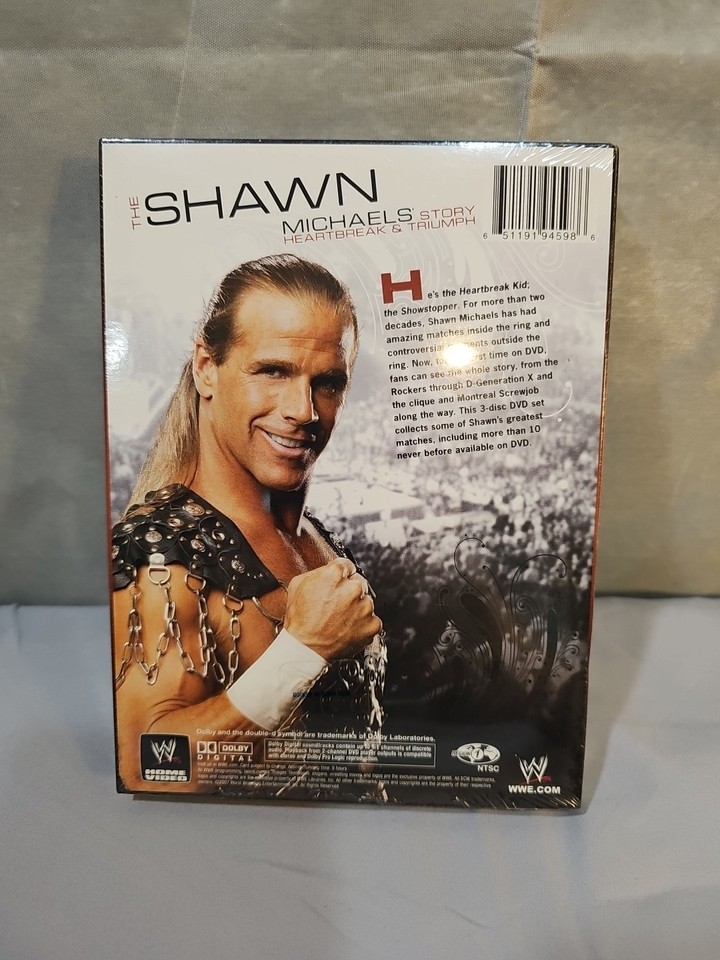 WWE - The Shawn Michaels Story: 3 Disc Set-Heartbreak and Triumph DVD ...
