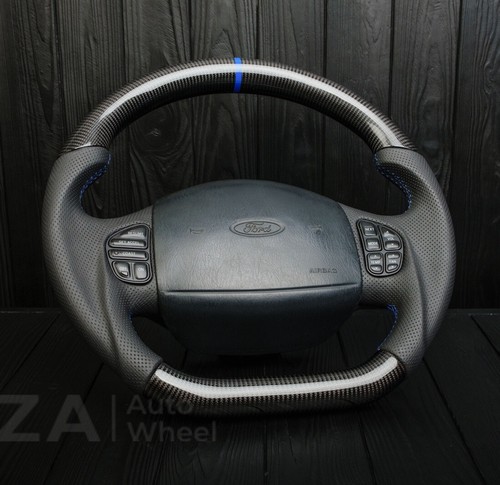 Ford Steering Wheel F-150 F-250 F-350 F-450 Excursion Super duty Carbon ...