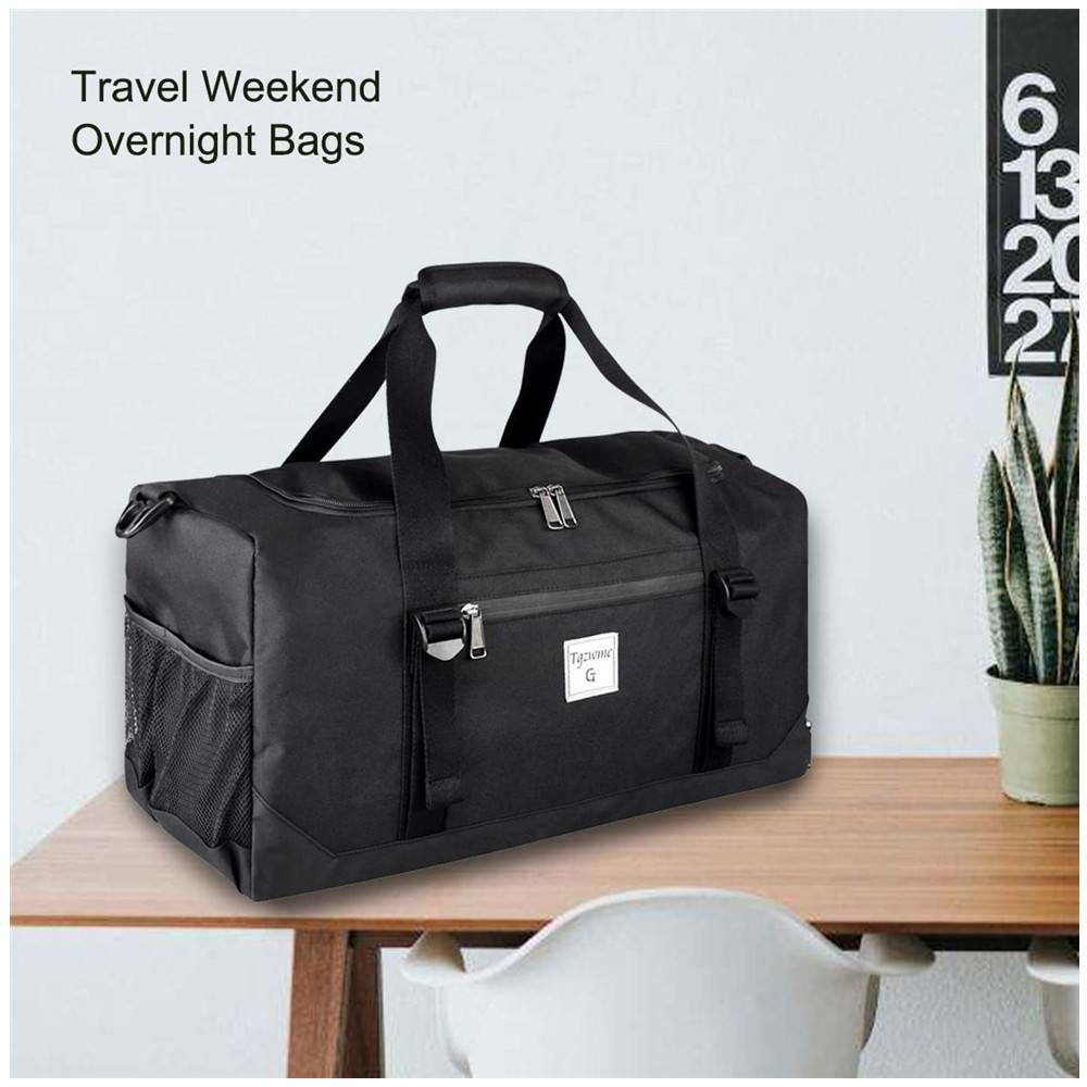 Men Women Weekend Shoulder Bag Travel Duffel Weekender Overnight ...