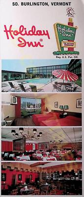 Vintage Holiday Inn Brochure South Burlington Vermont Travel Long ...
