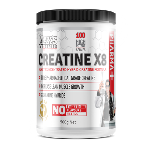 MAX'S LAB SERIES CREATINE X8 500G / UNFLAVOURED 9317293433363 | eBay