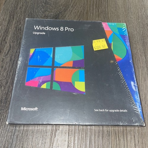 Microsoft Windows 8 Professional WIN PRO 8 Genuine UPGRADE New Sealed ...