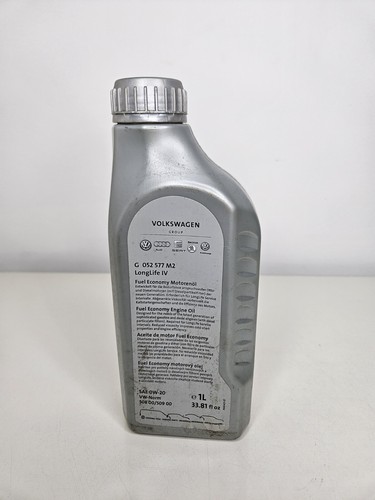 Volkswagen Group Audi Skoda Seat SAE 0W-20 Engine Oil G 052 577 M2 Long ...