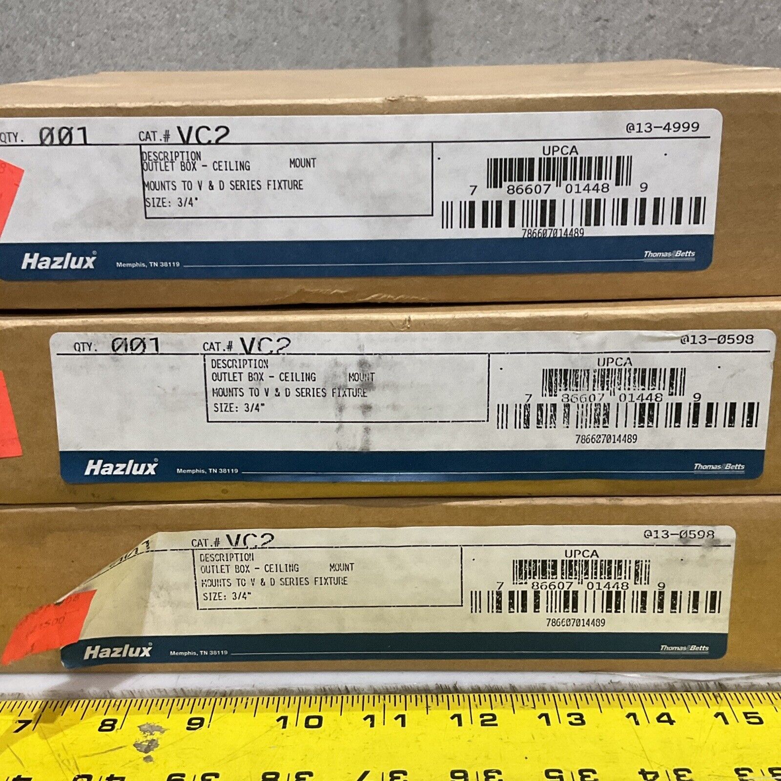 Hazlux Outlet 3/4" Box Ceiling Mount VC2 for sale online | eBay