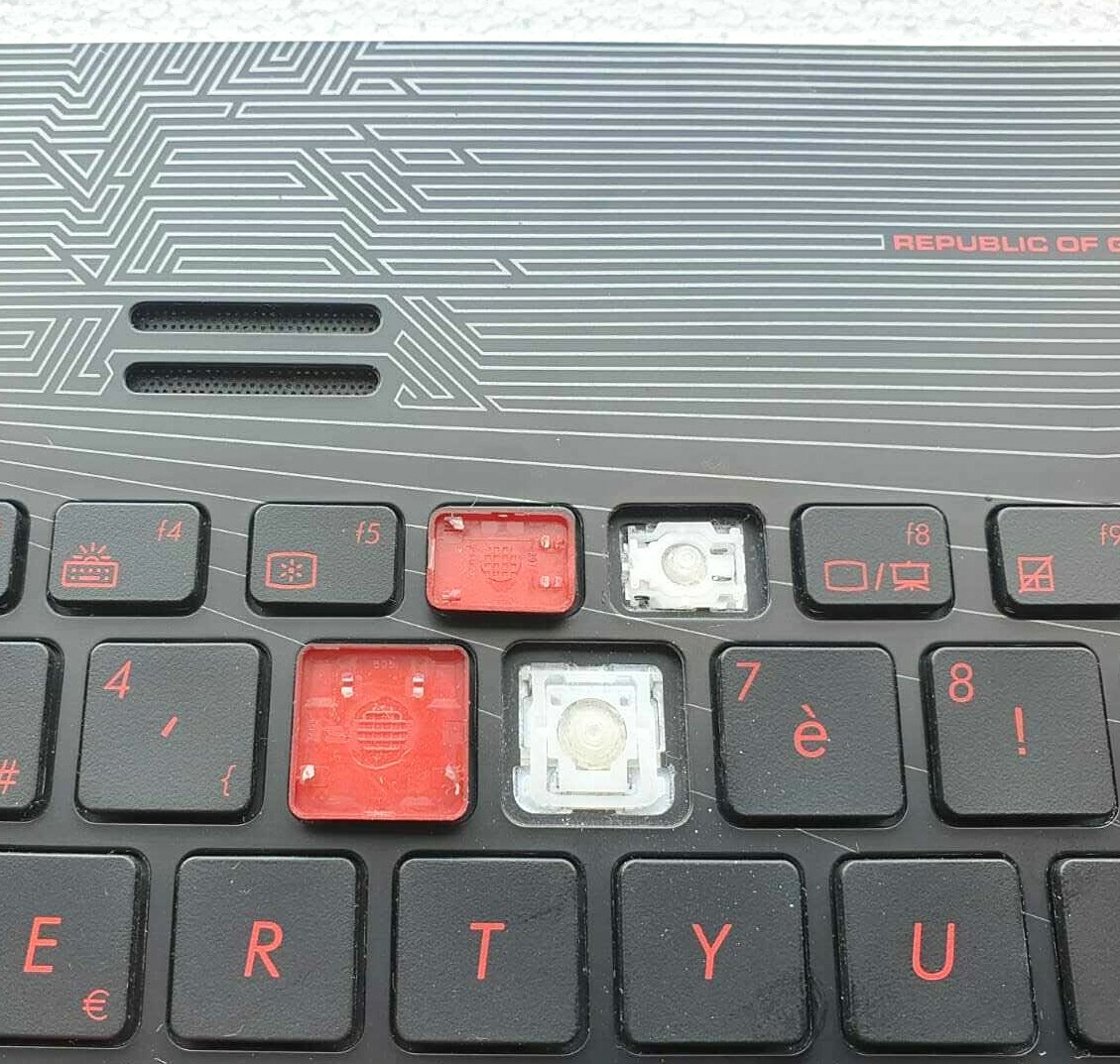 ASUS ROG GL552 GL552JX GL752 UK Laptop Keyboard One Key Only TYPE 1 ...