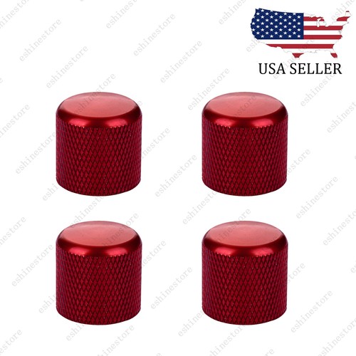 1-4 Pcs Volume Tone Control Knobs Metal Dome Button Caps For Guitar ...