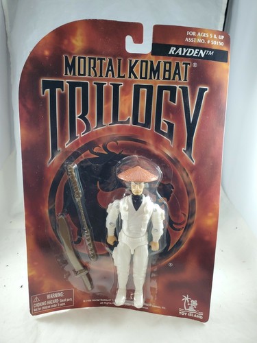 Raiden Mortal Kombat Trilogy 1996 Vintage Toy Island Rayden Action ...