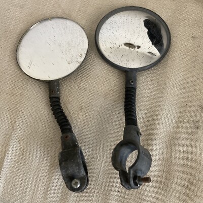 Vintage bicycle rear/side view mirrors (2) schwinn stingray krate ...