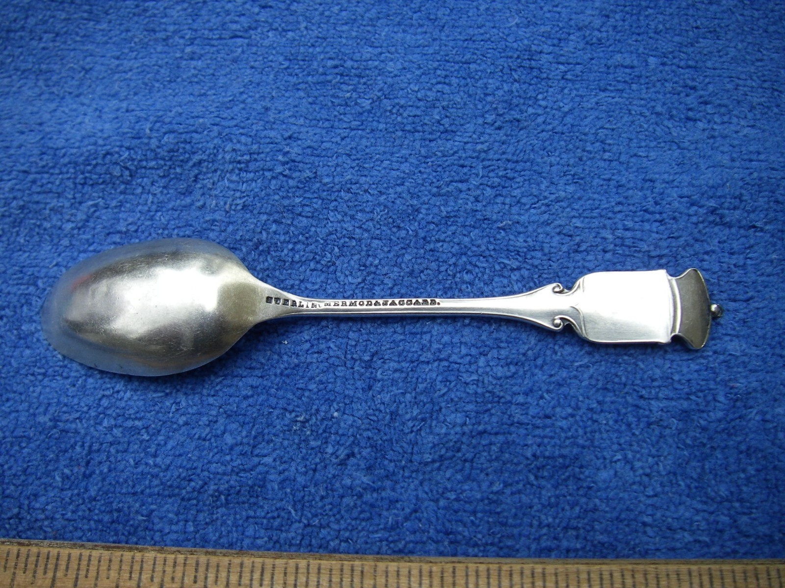 Old ST LOUIS Missouri Sterling Souvenir Spoon-EADS BRIDGE Bowl-Mermod ...