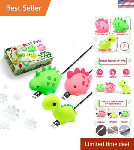 Phone Charger Protector for Cord – Set of 3, USB Cable Protector ...