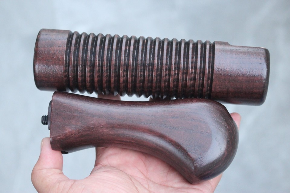 CUSTOM MOSSBERG 590 SHOCKWAVE 12 GA FOREND & STOCK WOOD FURNITURE LOOK ...