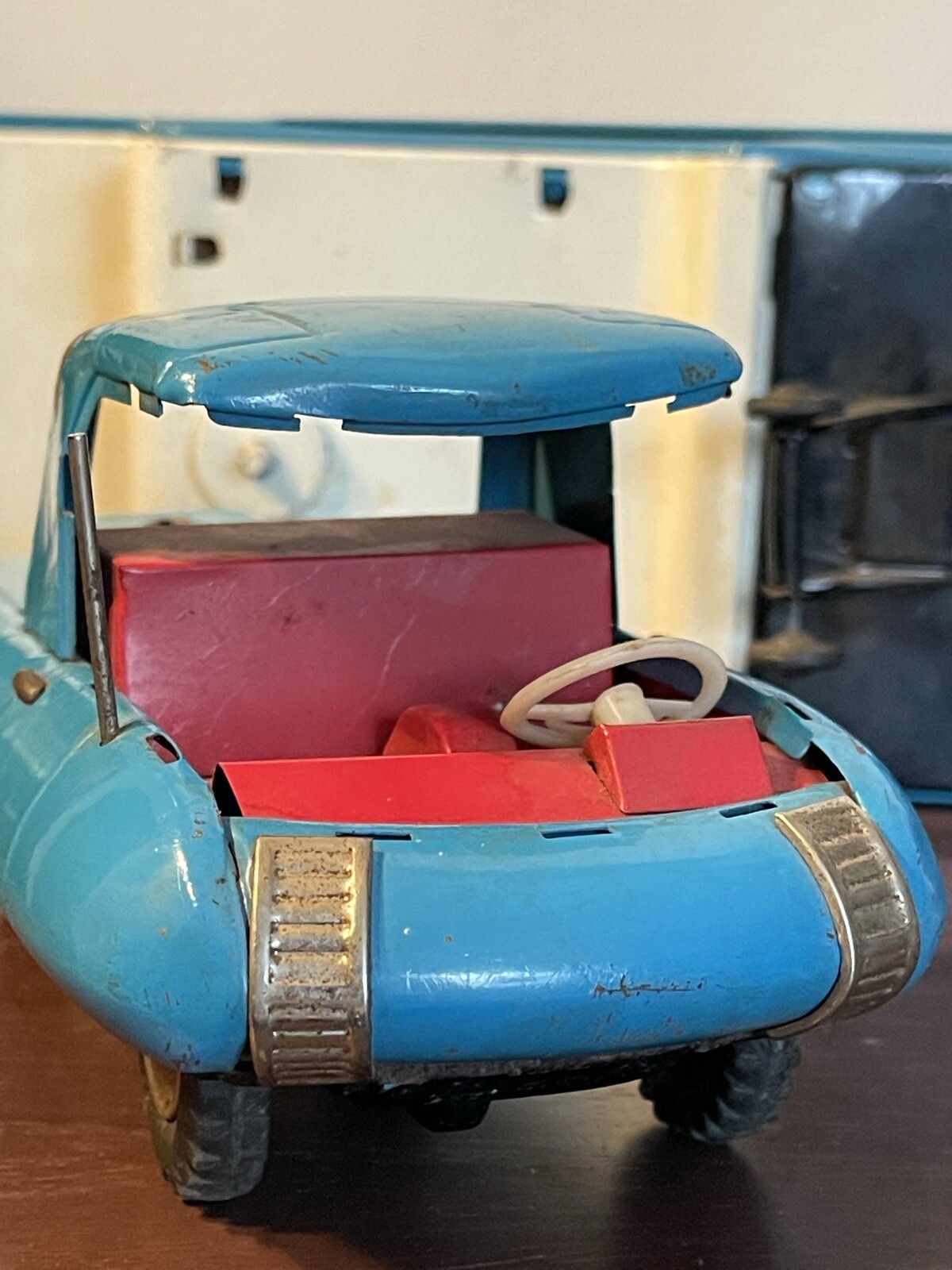 Vintage Marx Tin Auto Transporter Car Carrier Truck | eBay