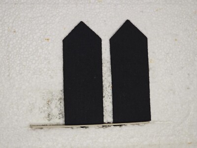 Reproduction WW2 Italian RSI Collar Tabs Black Sew-On | eBay