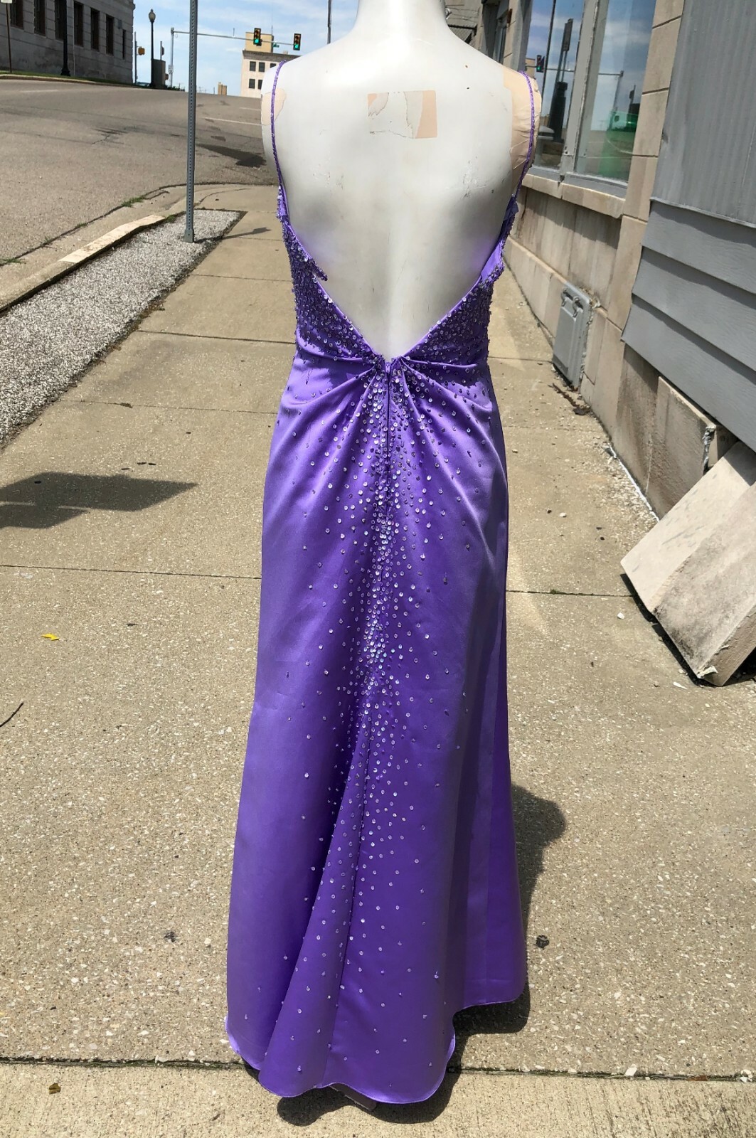 Morilee Madeline Gardner Lavender Sparkle Sequin Ball Gown Dress Jr 6 ...