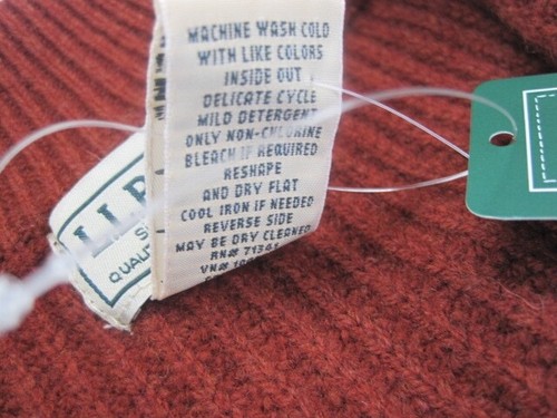 NWT L.L. Bean Washable Lambswool Mock Henley Sweater Russet Heather Men ...