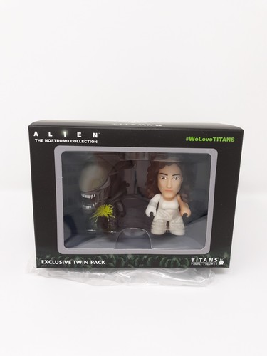 Titans ALIEN 2 pc Nostromo Collection 3" RIPLEY & BIG CHAP w Acid ...
