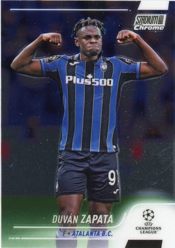 2021-22 Stadium Club Chrome Champions League Duvan Zapata Atalanta BC ...