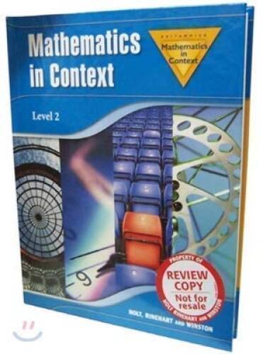 Holt Math in Context: Level 2 Student Edition Grade 7 2006 - VERY GOOD ...