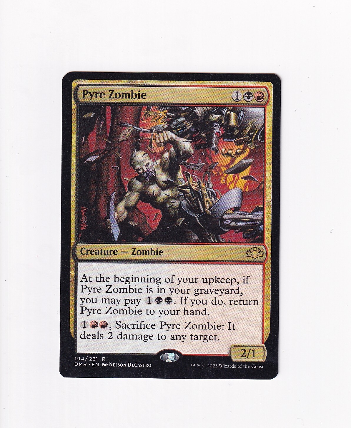 2023 MTG MAGIC THE GATHERING DOMINARIA REMASTERED PYRE ZOMBIE | eBay