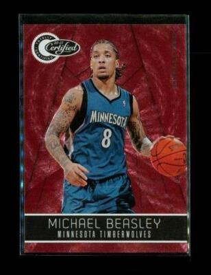 2010-11 PANINI CERT RED Basketball Card #132 MICHAEL BEASLEY ...
