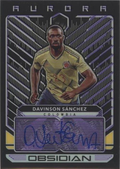 2019-20 Panini Obsidian - Aurora Autographs Davinson Sanchez #AU-DSA ...