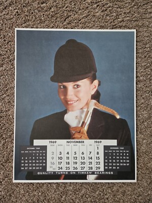 Vintage Timken Calendar November 1969 | eBay