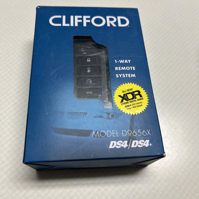Clifford DS4 D9656X 1-Way, 5-Button Remote Kit NEW DS4+ | eBay