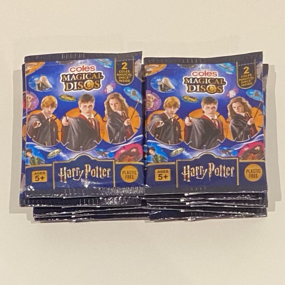 Coles Magical Discs Harry Potter - 20 Packs - Unopened | eBay